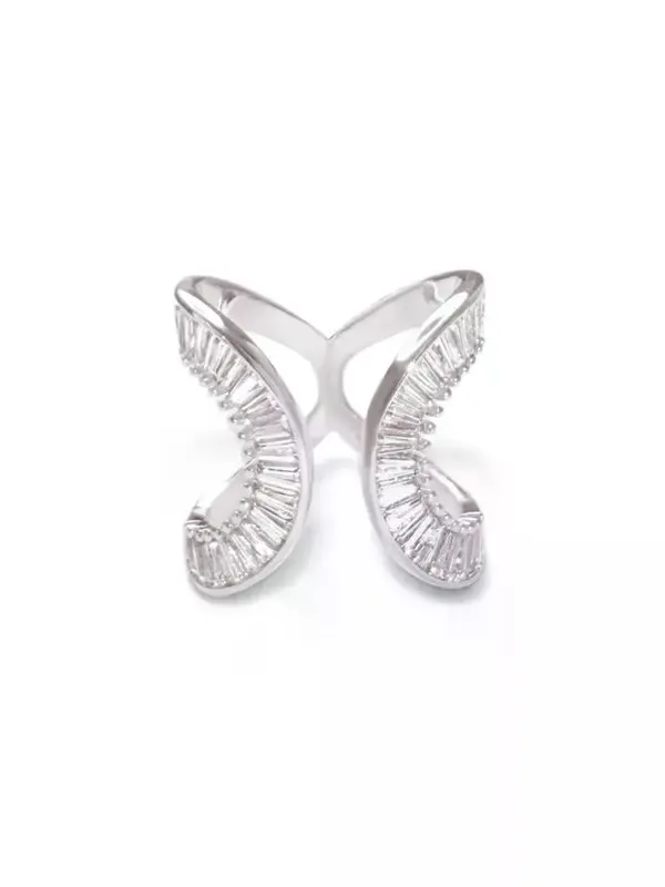HZMER JEWELLERY Sitara Crystal Ring