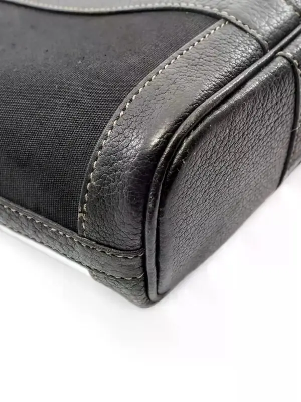 Hermès 2004 Pm Garden File Leather-trim Tote Bag