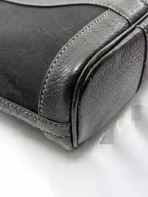 Hermès 2004 Pm Garden File Leather-trim Tote Bag