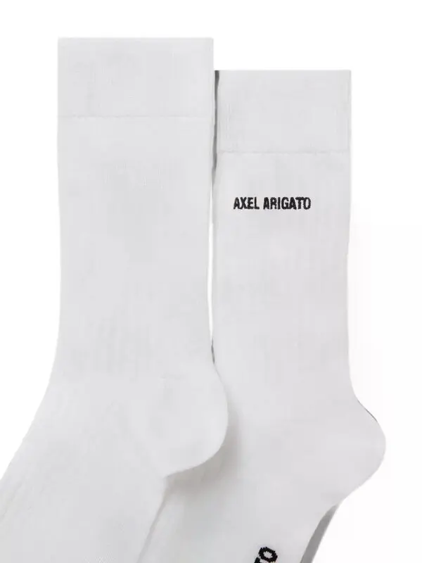 Axel Arigato Logo-print Ribbed Socks