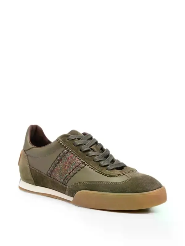 Etro Paisley Panelled Sneakers - Green