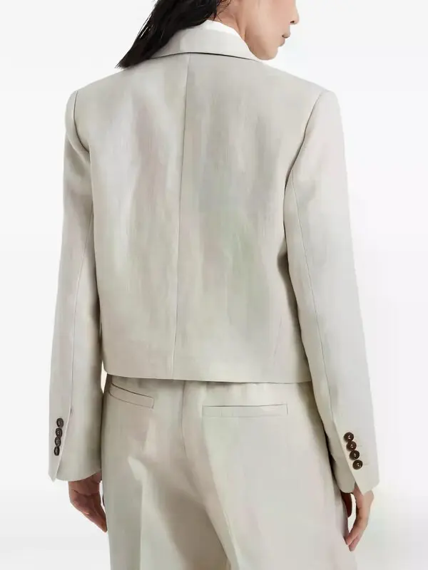 Brunello Cucinelli Single-breasted Cropped Blazer