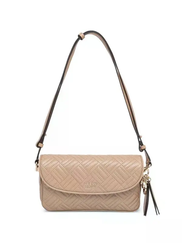 Guess Sally Quilted Shoulder Bag - Neutrals