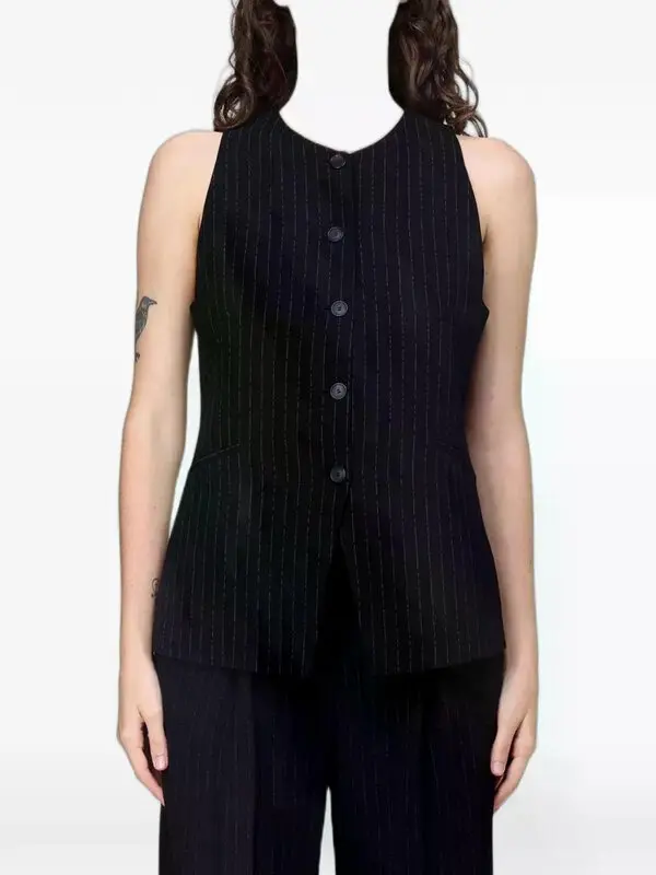 BOSS Pinstripe Waistcoat