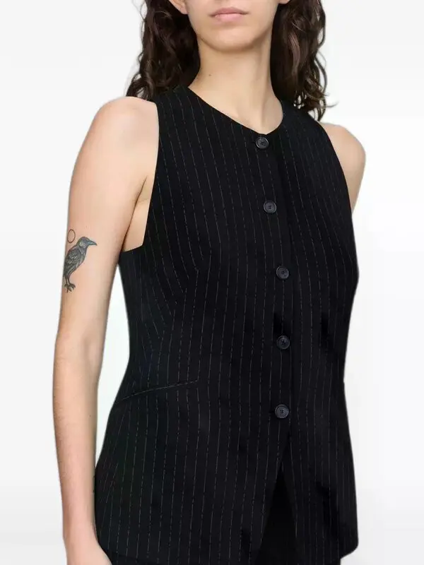 BOSS Pinstripe Waistcoat