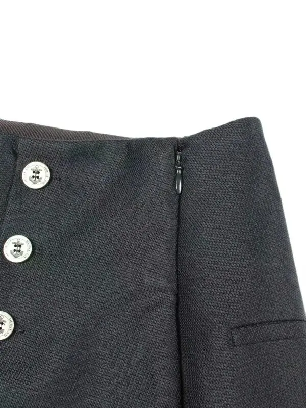 Dior High-waisted Anchor Button Shorts