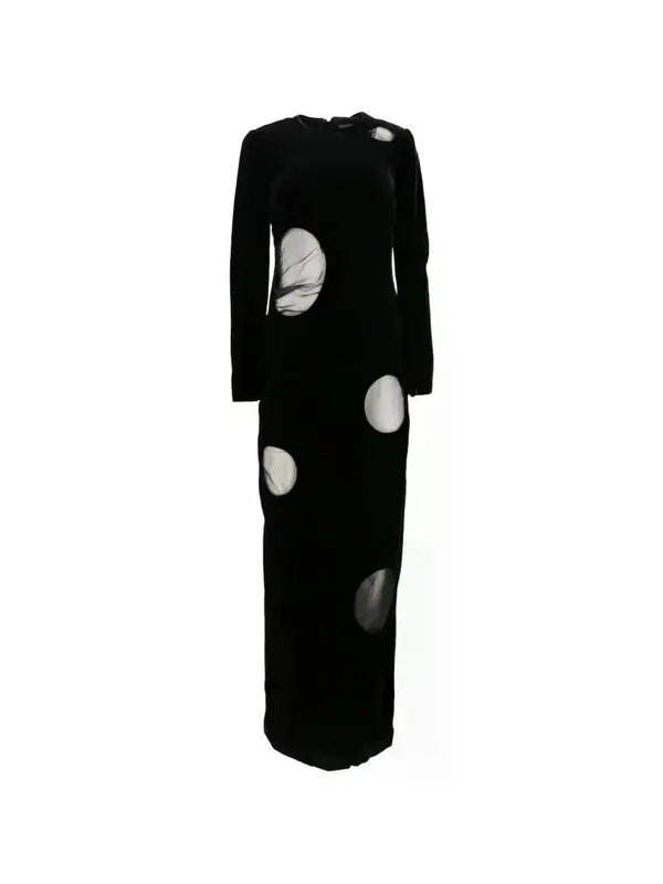 TOM FORD Cut-out Long-sleeve Maxi Dress