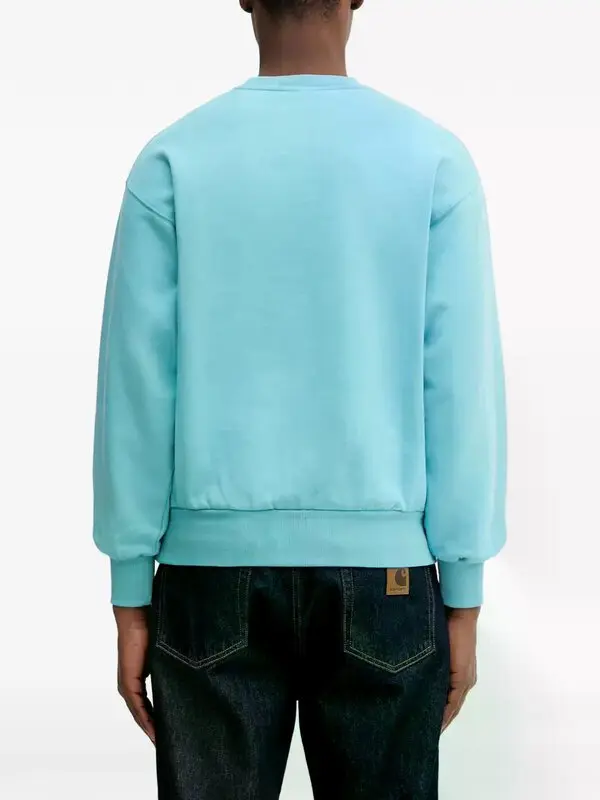 NO PROBLEMO Logo-print Long Sleeve Sweater