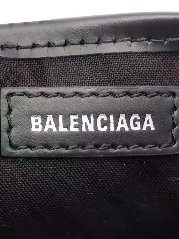 Balenciaga Canvas And Leather Tote Bag - Neutrals