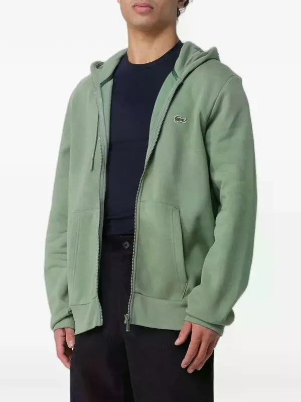 Lacoste Logo Patch Zip-fastening Hoodie