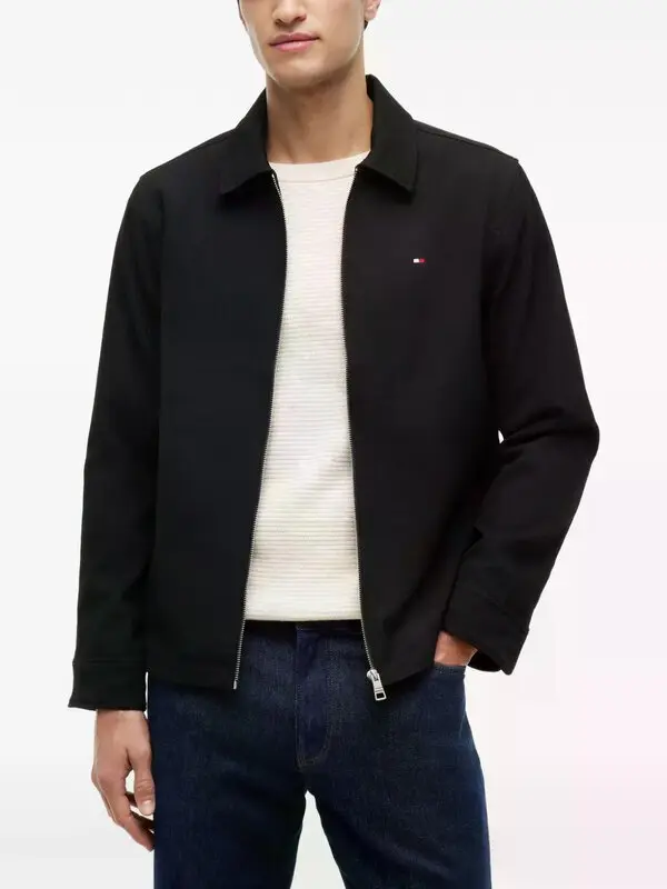 Tommy Hilfiger Logo Patch Zip-up Jacket