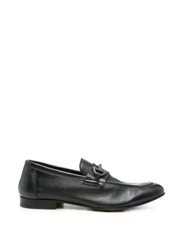 MARECHIARO 1962 Leather Horsebit Loafers - Blue