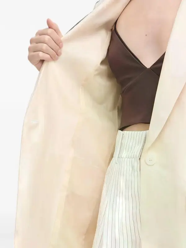 HAVEONE Single-breasted Notched-lapel Blazer