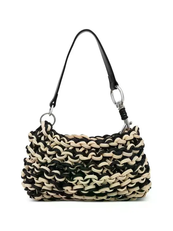 BENETTON Woven Design Tote Bag