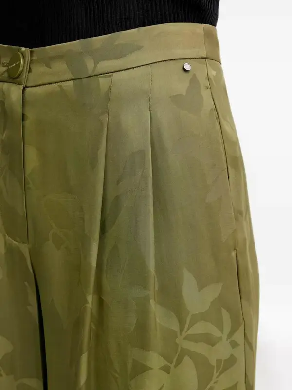 Armani Exchange Floral Pattern Palazzo Pants