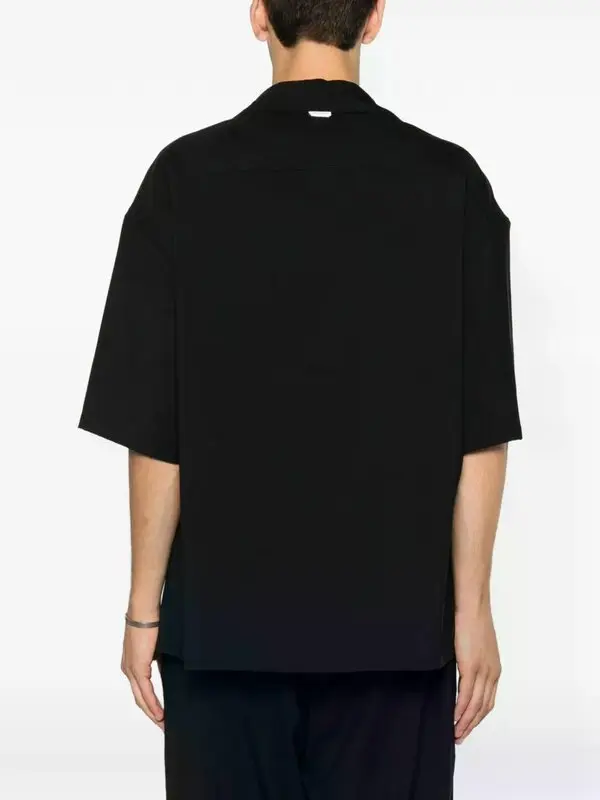 YES LONDON Short-sleeve Camp-collar Shirt