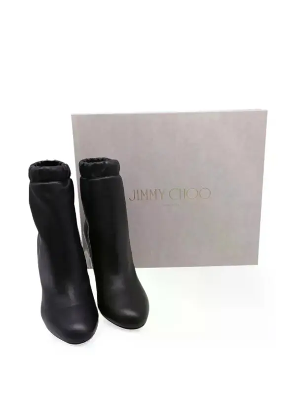 JIMMY CHOO Marva Ruched Ankle Boots