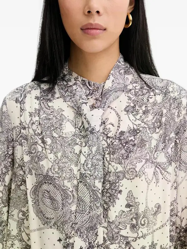 BLUGIRL Lace-print Mini Dress