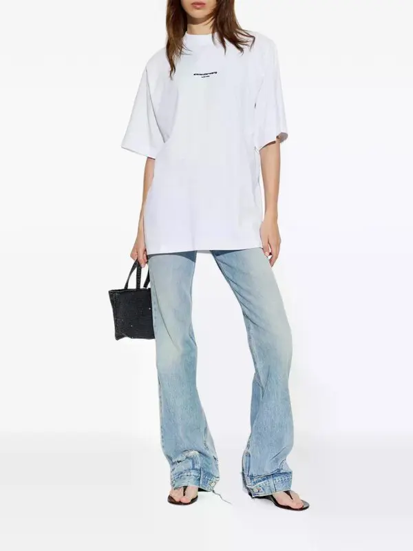 Alexander Wang Logo-print Crew-neck T-shirt