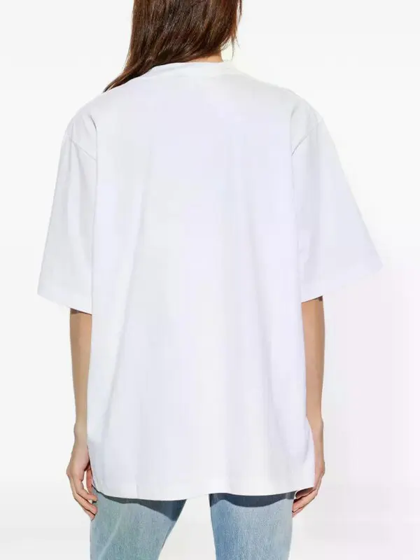 Alexander Wang Logo-print Crew-neck T-shirt