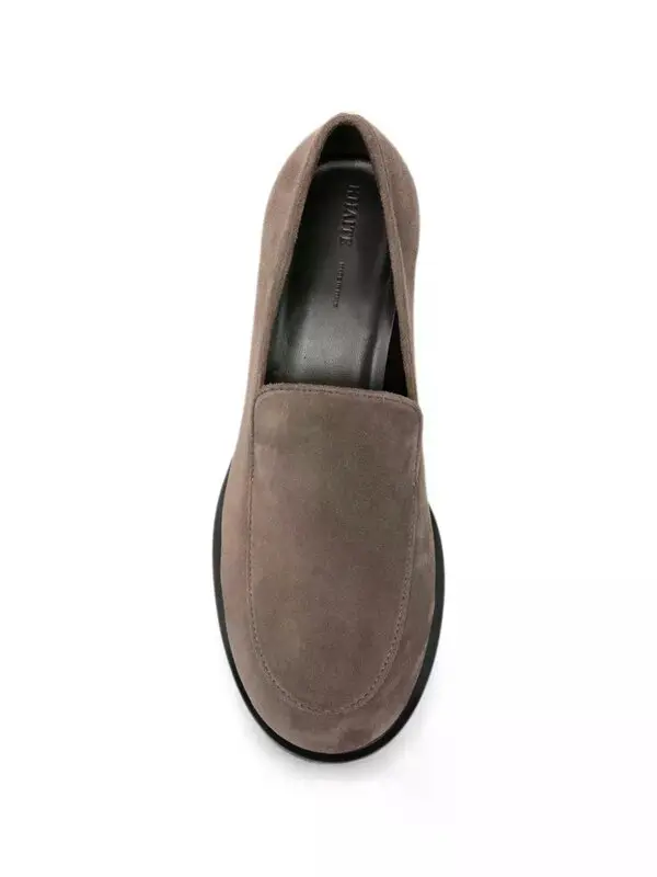 Khaite Suede Slip-on Loafers