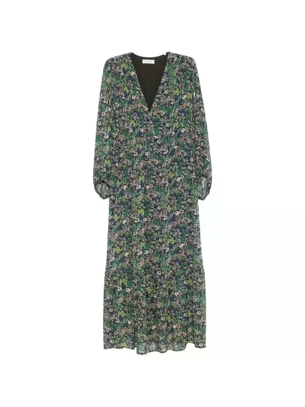 Marc O'polo Floral-print Midi Dress - Brown