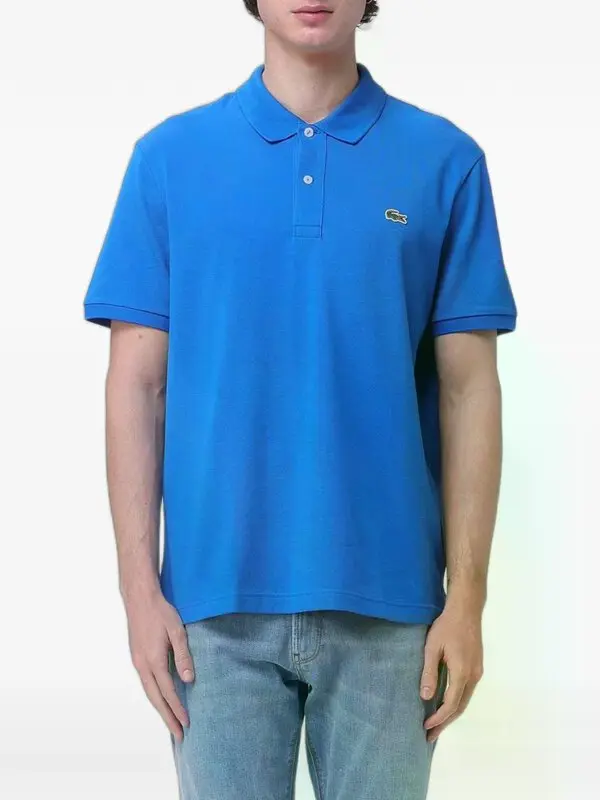 Lacoste Logo-patch Piqué Polo Shirt - Blue