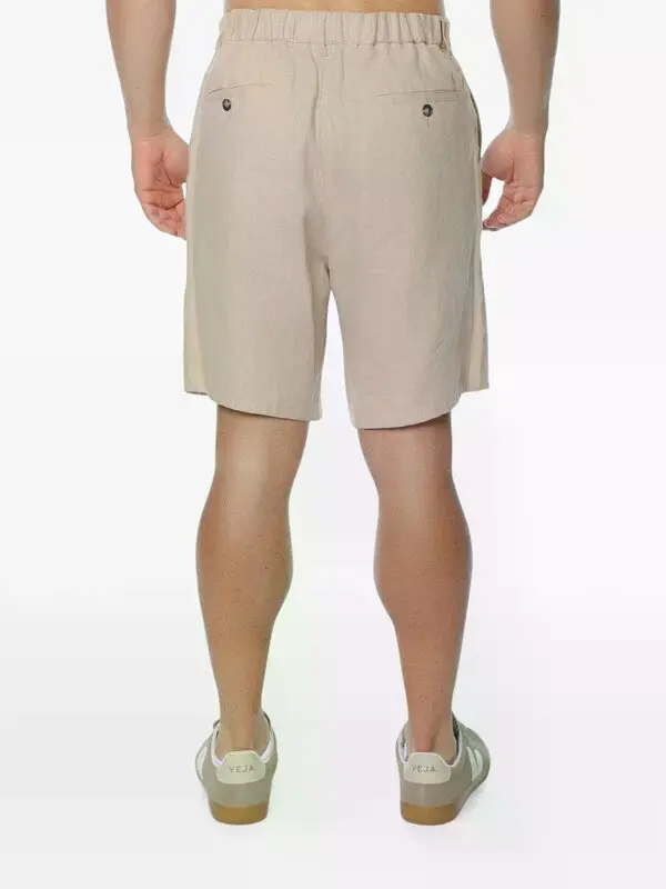TRUSSARDI Linen Elasticated-waist Shorts