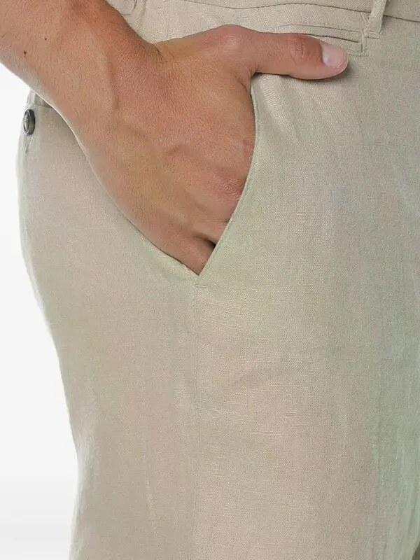 TRUSSARDI Linen Elasticated-waist Shorts