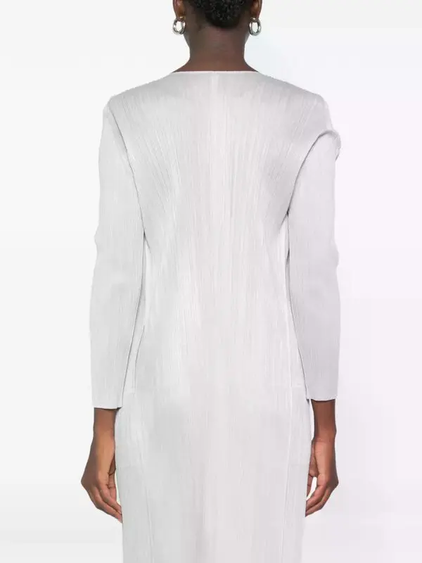 Issey Miyake Open-front Long-length Cardigan