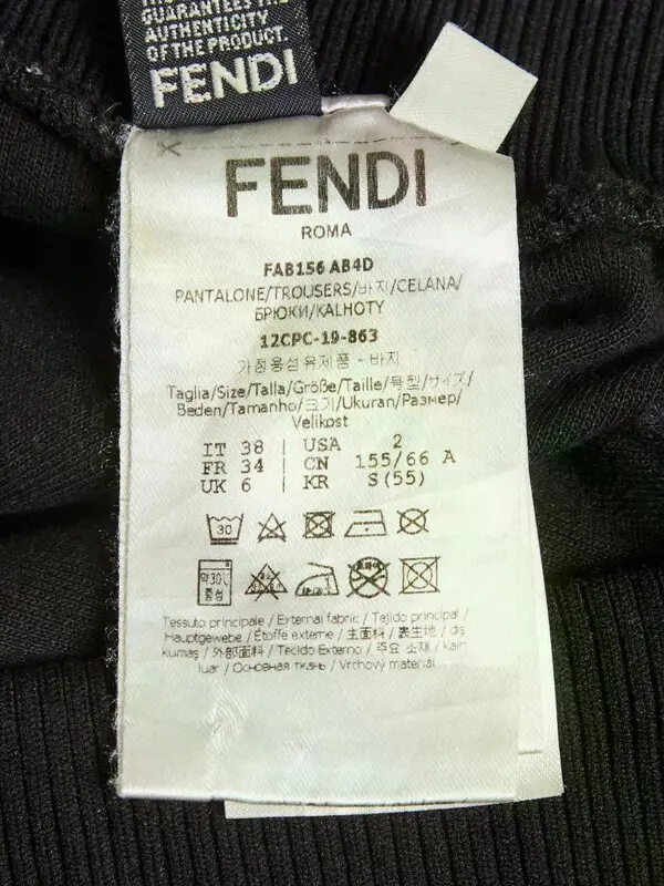 Fendi Ff Logo Tape Track Suit
