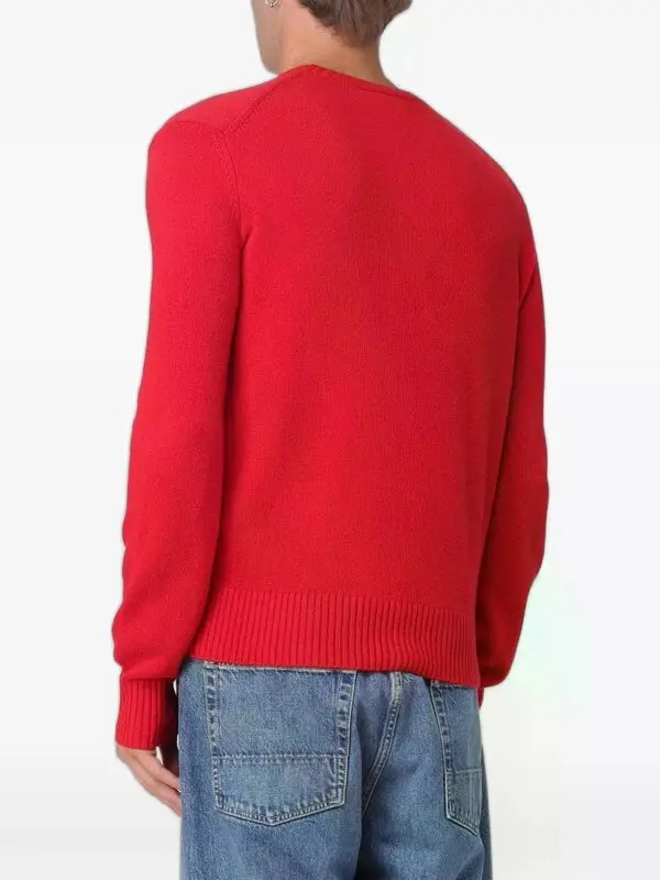 Lacoste Logo Patch Crew Neck Knitwear