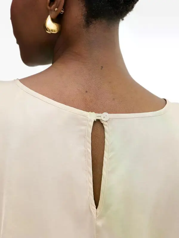 HAVEONE Batwing Sleeve Cropped Blouse