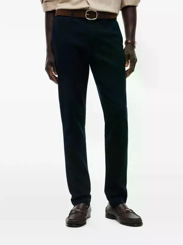 Tommy Hilfiger Logo-patch Chinos - Blue