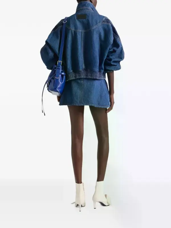 Givenchy Panelled A-line Mini Skirt - Blue