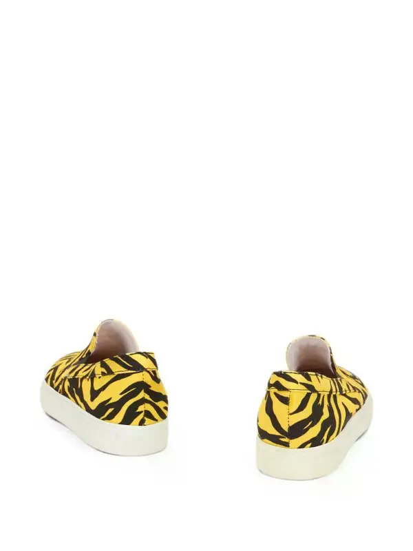 Moschino Tiger-print Slip-on Sneakers