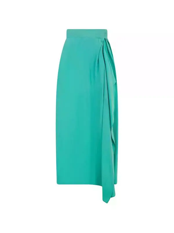 Alberta Ferretti High-waist Midi Dress - Green