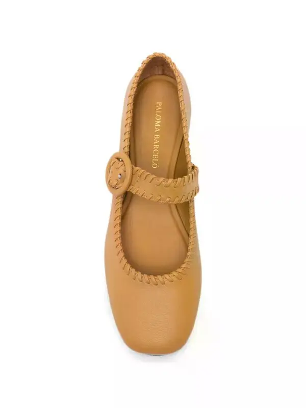 PALOMA BARCELO Buckled Ballet Flats
