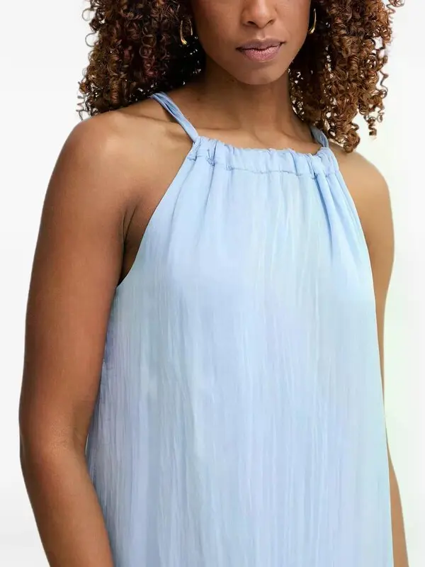 HAVEONE Tiered Halterneck Maxi Dress