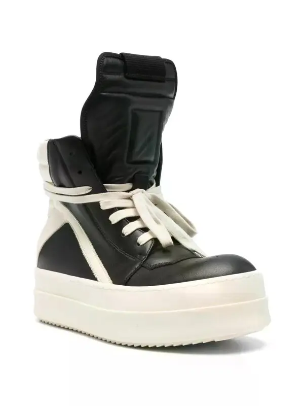 Rick Owens Geobasket Leather Sneakers