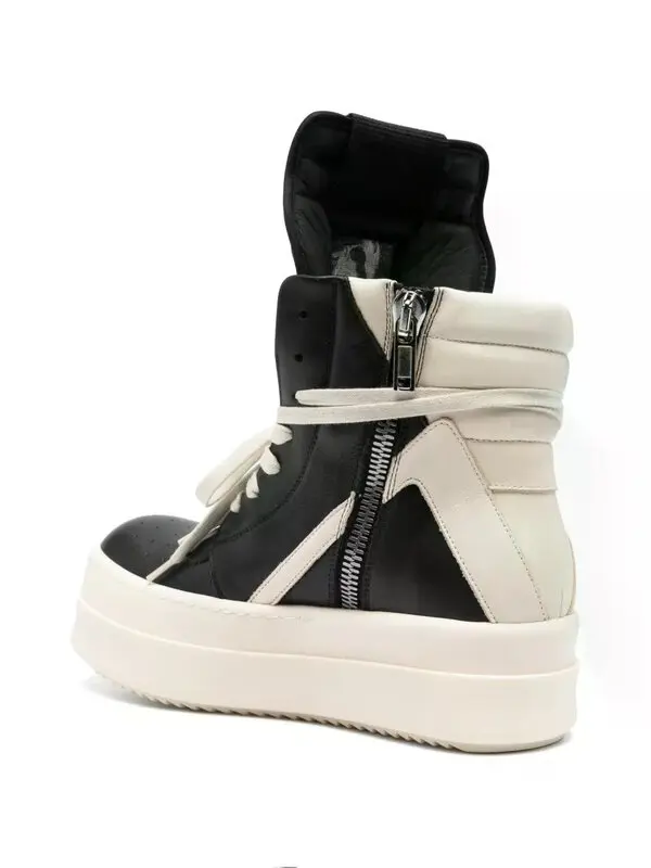Rick Owens Geobasket Leather Sneakers