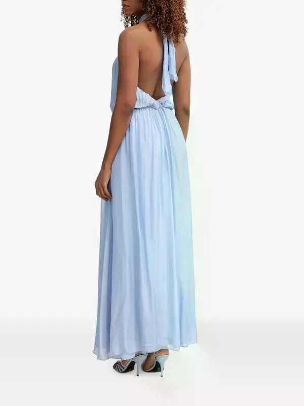 HAVEONE Halterneck Backless Maxi Dress
