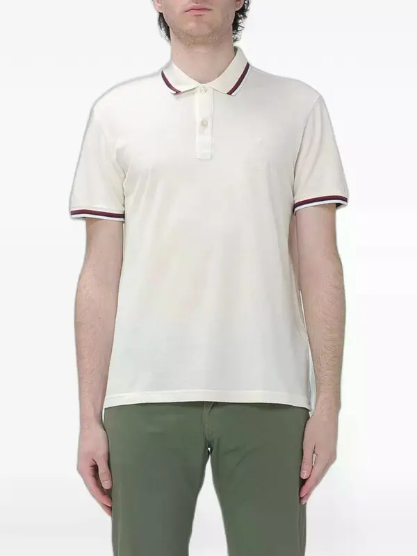 BROOKSFIELD Striped-trim Polo Shirt
