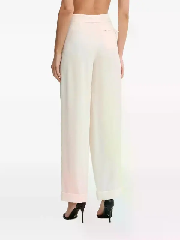 Armani Exchange Pleated Wide-leg Trousers