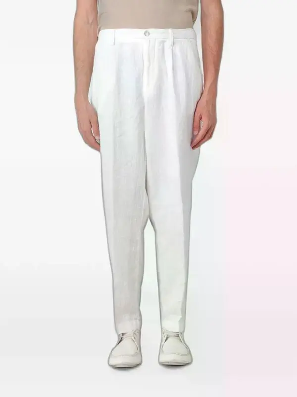 RE-HASH Pleated-front Trousers