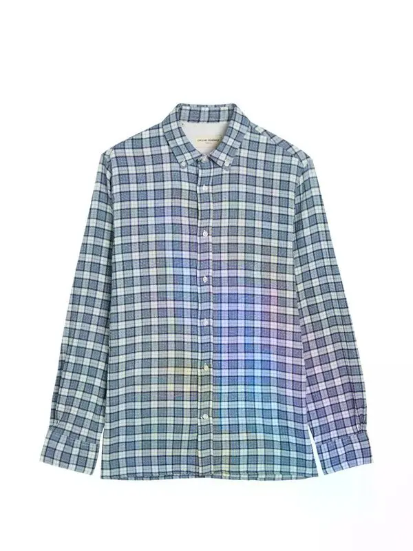 Officine Générale Arsene Check-pattern Button-down Shirt
