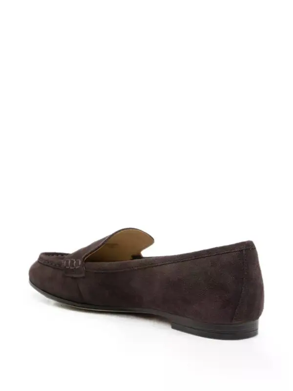 Michael Kors Jennings Logo-plaque Suede Loafers