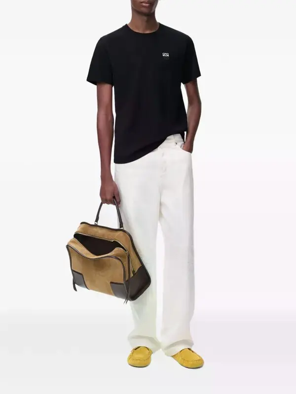 Loewe Regular Fit T-shirt In Cotton - Black