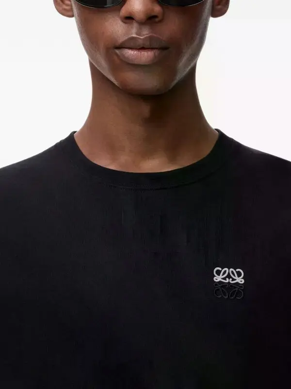 Loewe Regular Fit T-shirt In Cotton - Black