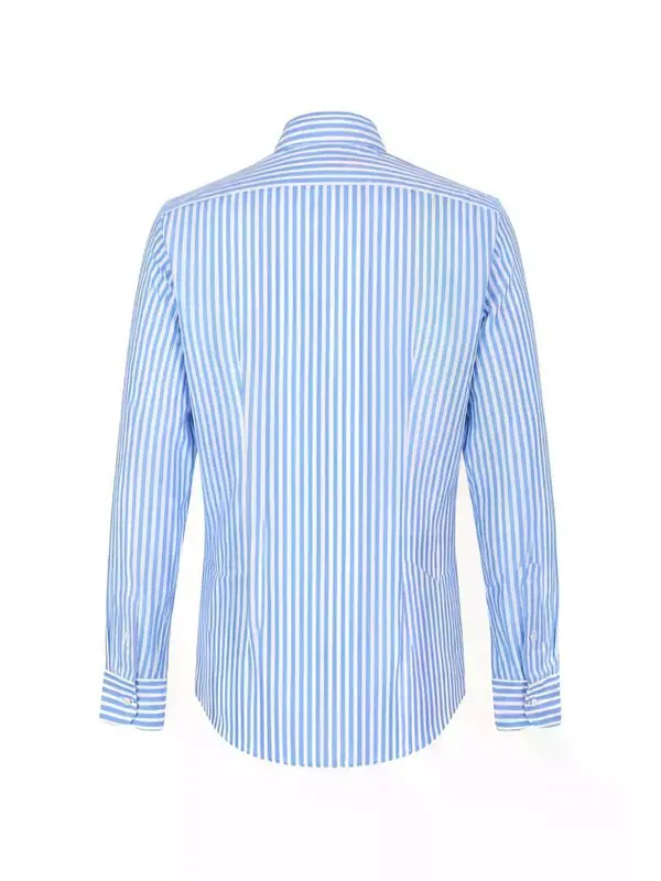 MANUEL RITZ Striped-print Long-sleeve Shirt